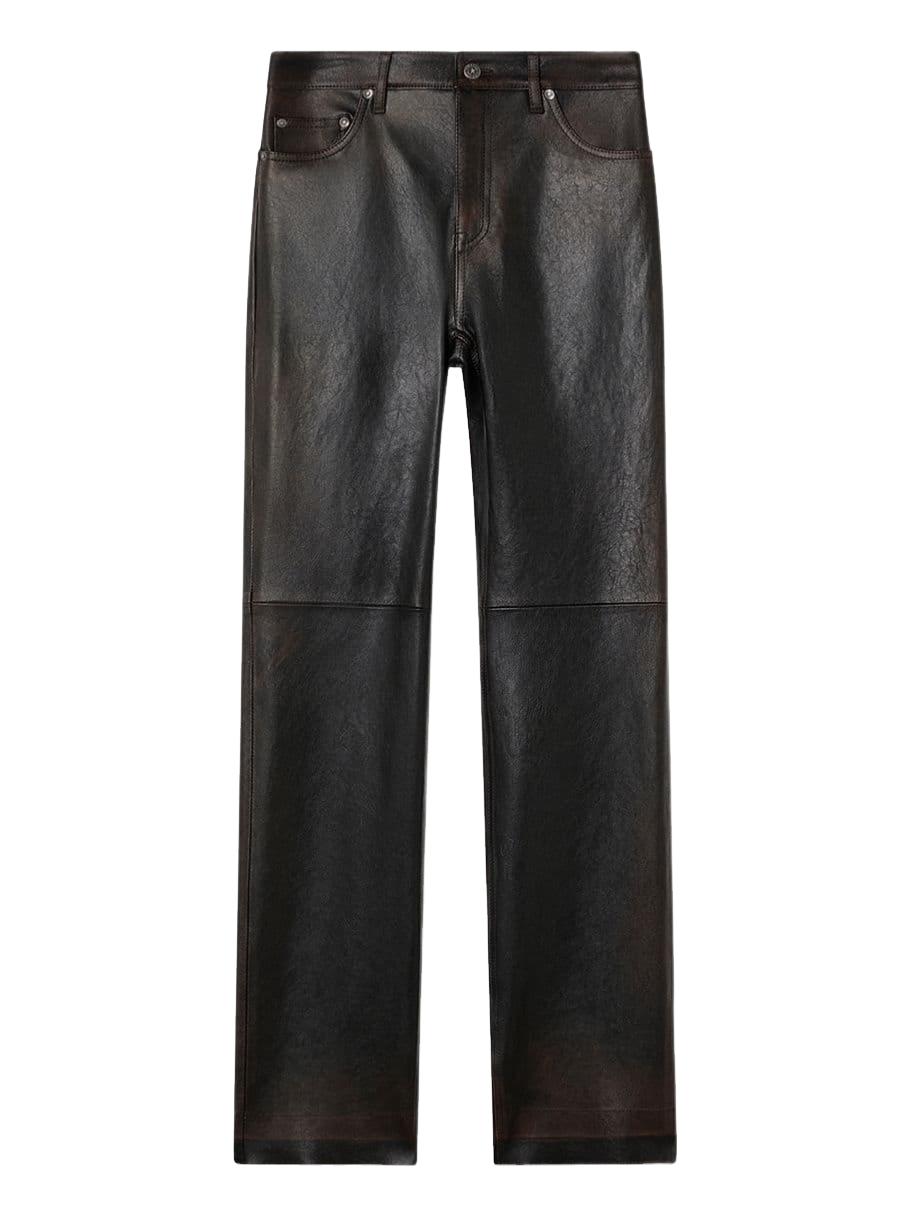 GOLDEN GOOSE Golden Goose Deluxe Brand Straight-Leg Leather Pants